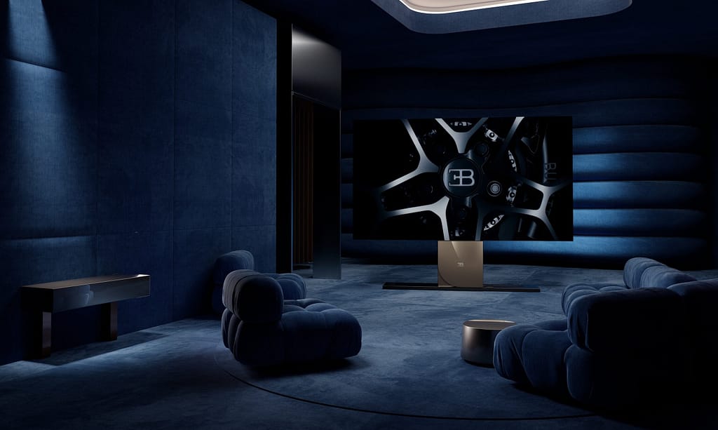 This Bugatti-inspired TV costs more than a supercar and disappears into ...